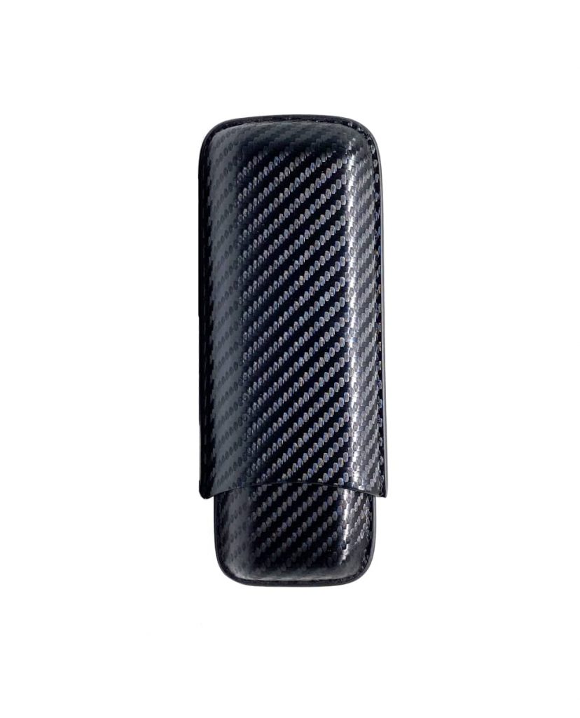 Carbon Fiber Cigar Case - 2 Finger - Village Cigar Company & Barbershop