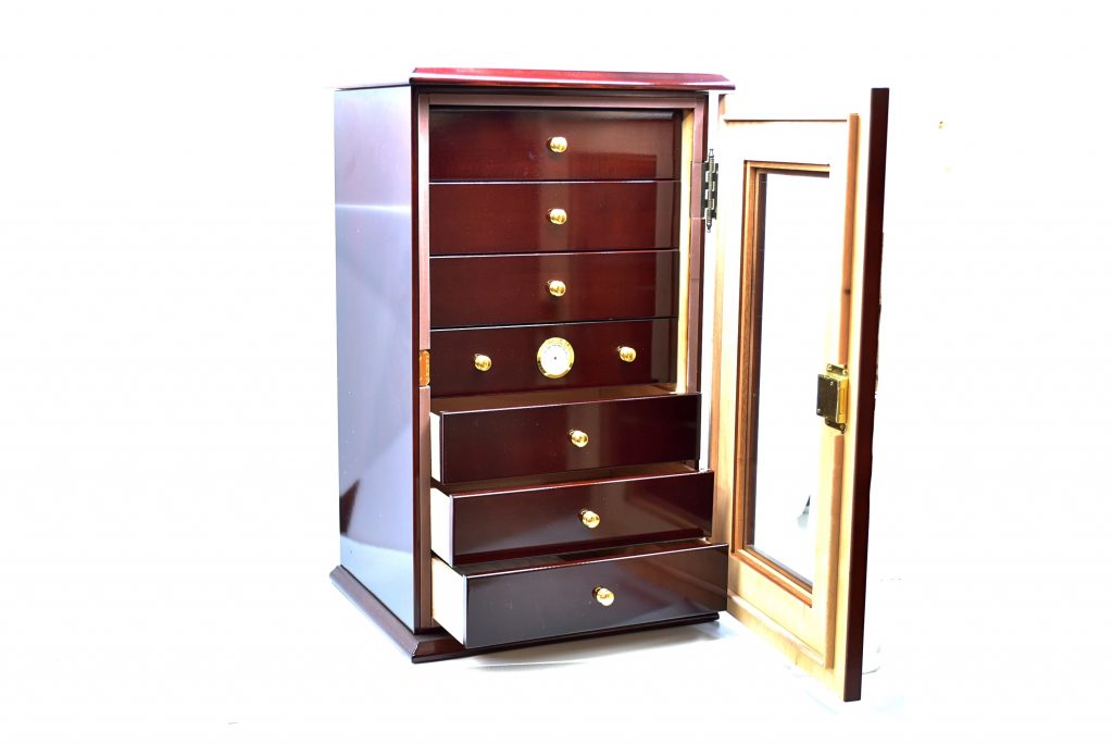 Charleston 7 Drawer Humidor (150ct) - Village Cigar Company & Barbershop